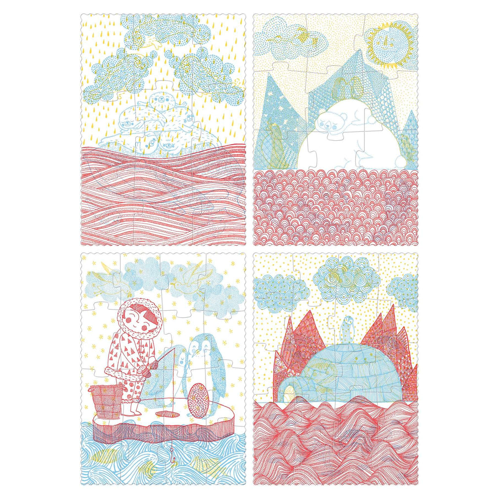 Londji 4 Entdeckerpuzzle Dans L'Igloo · KrokoKinder